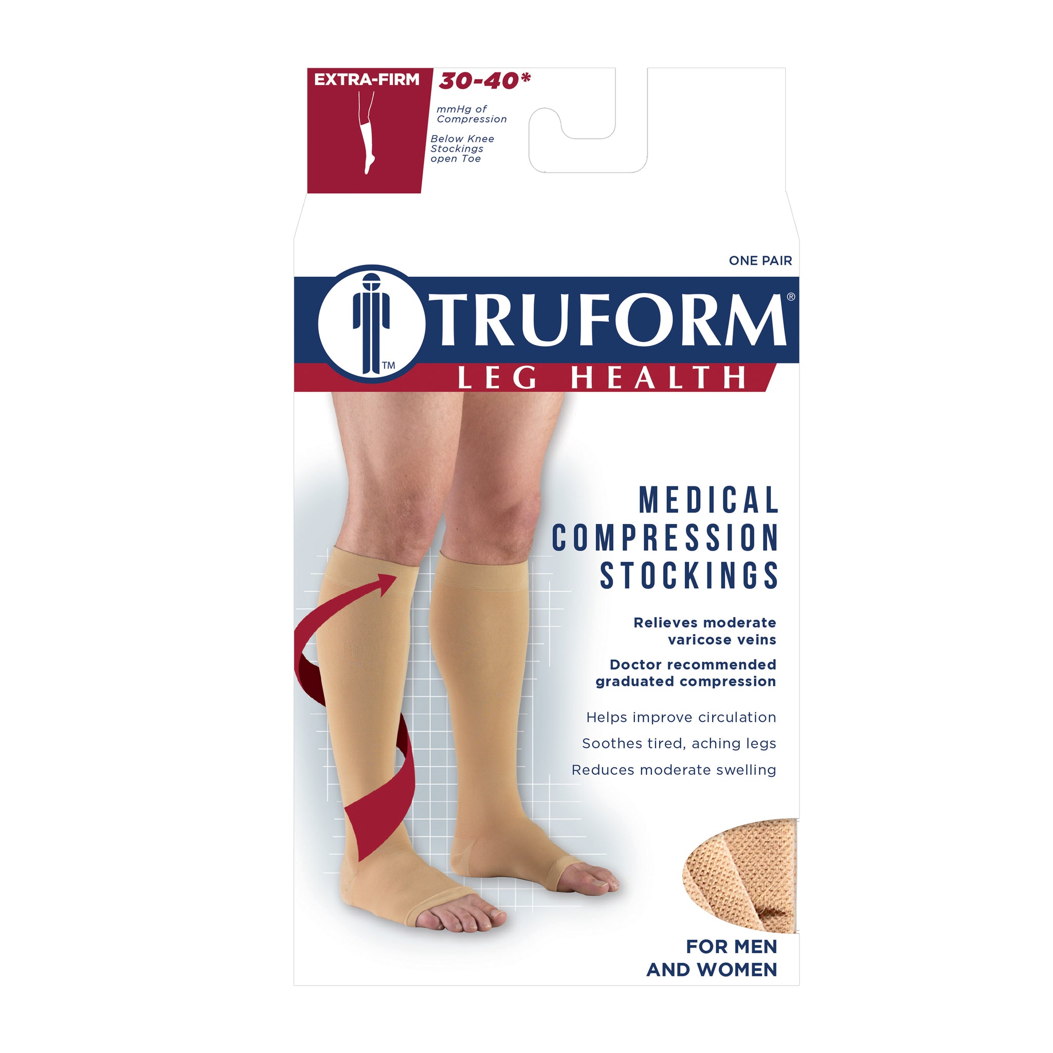 Medical Knee High Open Toe – TruformStore