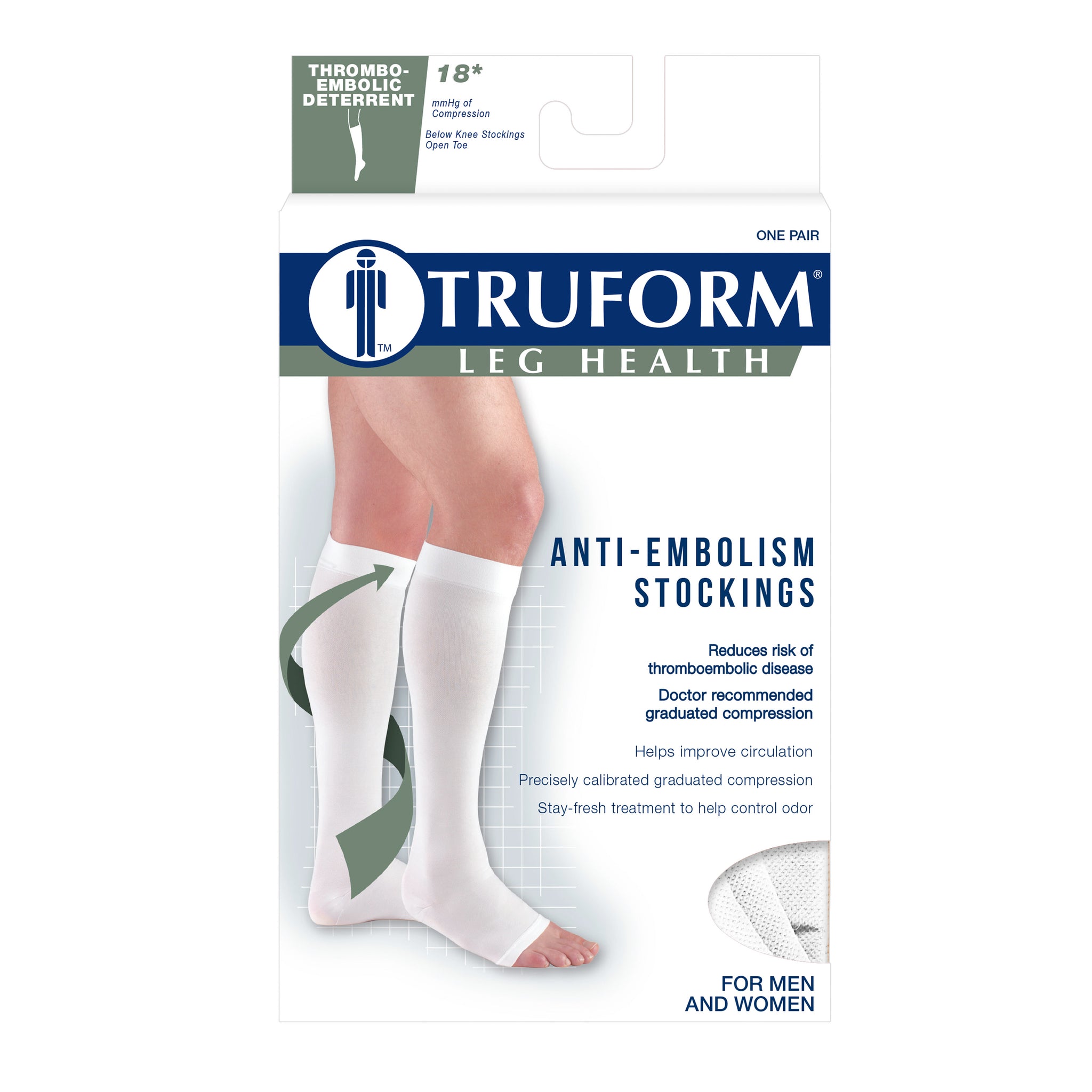 Anti-Embolism Knee High Open Toe – TruformStore